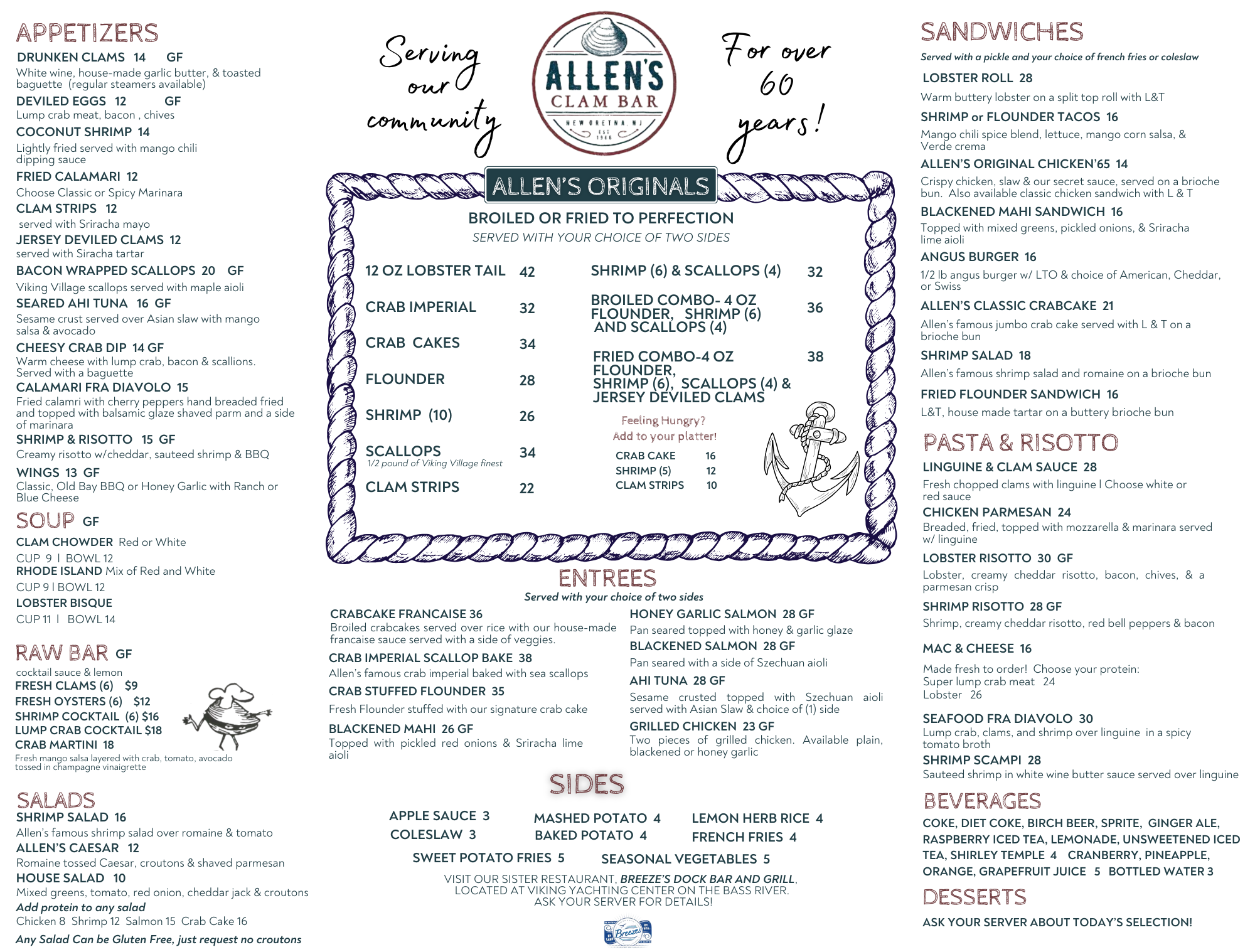 Allen’s Clam Bar – Allen's Clam Bar and Breezes Doc Bar & Grill ...